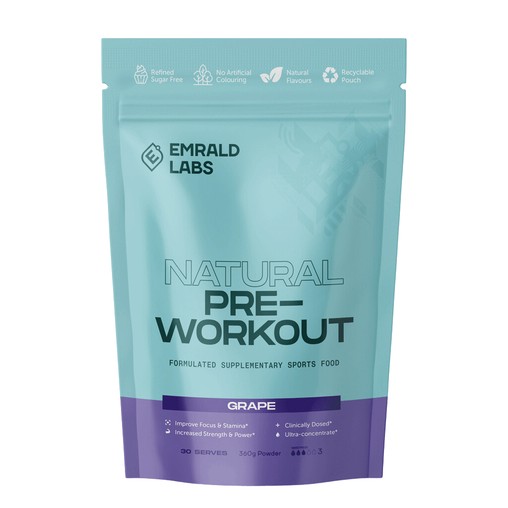 Buy Natural Pre-Workout Powder by Emrald Labs Online – Supps R Us