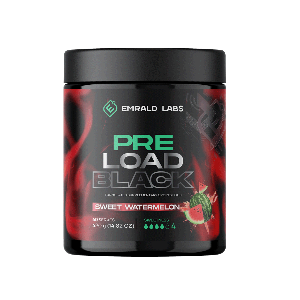 Buy Pre Load Black by Emrald Labs Online in Australia – Supps R Us