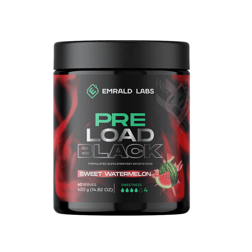 Buy Pre Load Black by Emrald Labs Online in Australia – Supps R Us