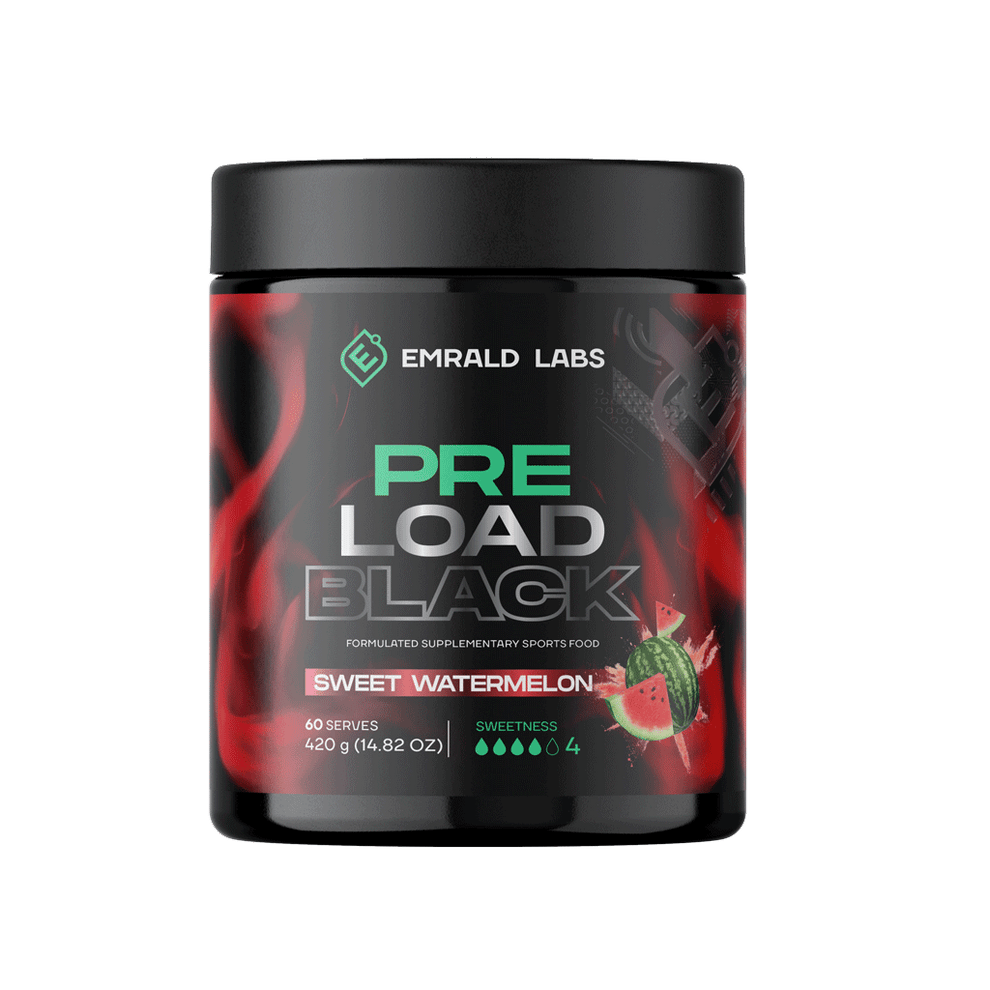 Buy Pre Load Black by Emrald Labs Online in Australia – Supps R Us