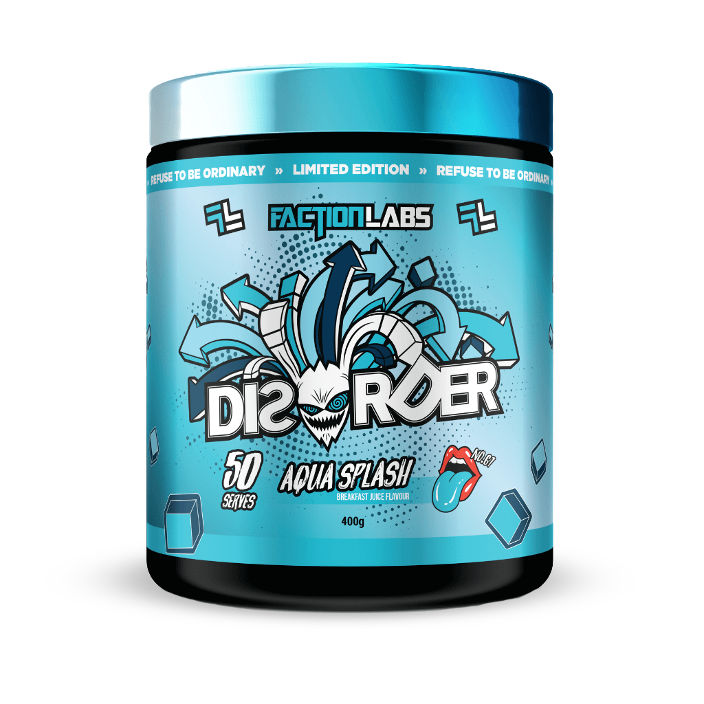 Buy Disorder Pre-Workout Powder by Faction Labs Online – Supps R Us