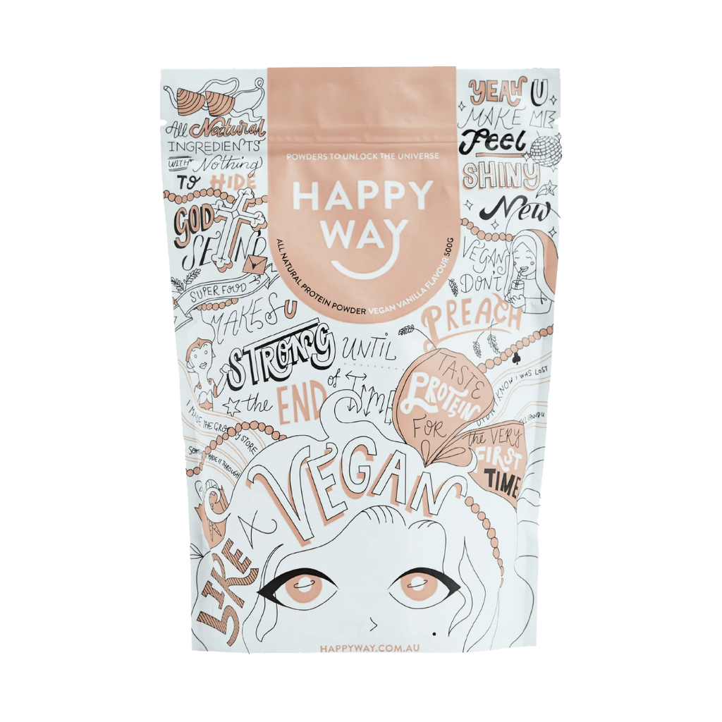 Buy Vegan Protein by Happy Way Online! – Supps R Us