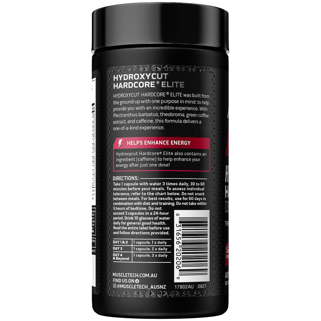 Buy Hydroxycut Hardcore Elite Capsules Online – Supps R Us