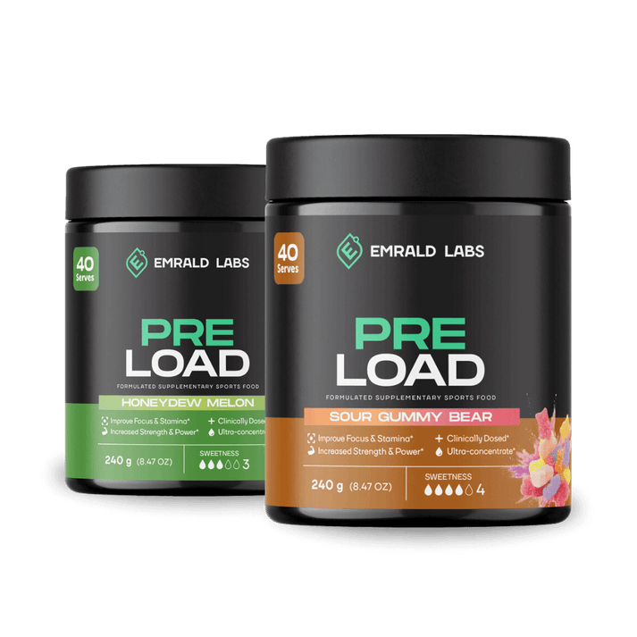 Buy Pre Load Twin Pack by Emrald Labs Online – Supps R Us