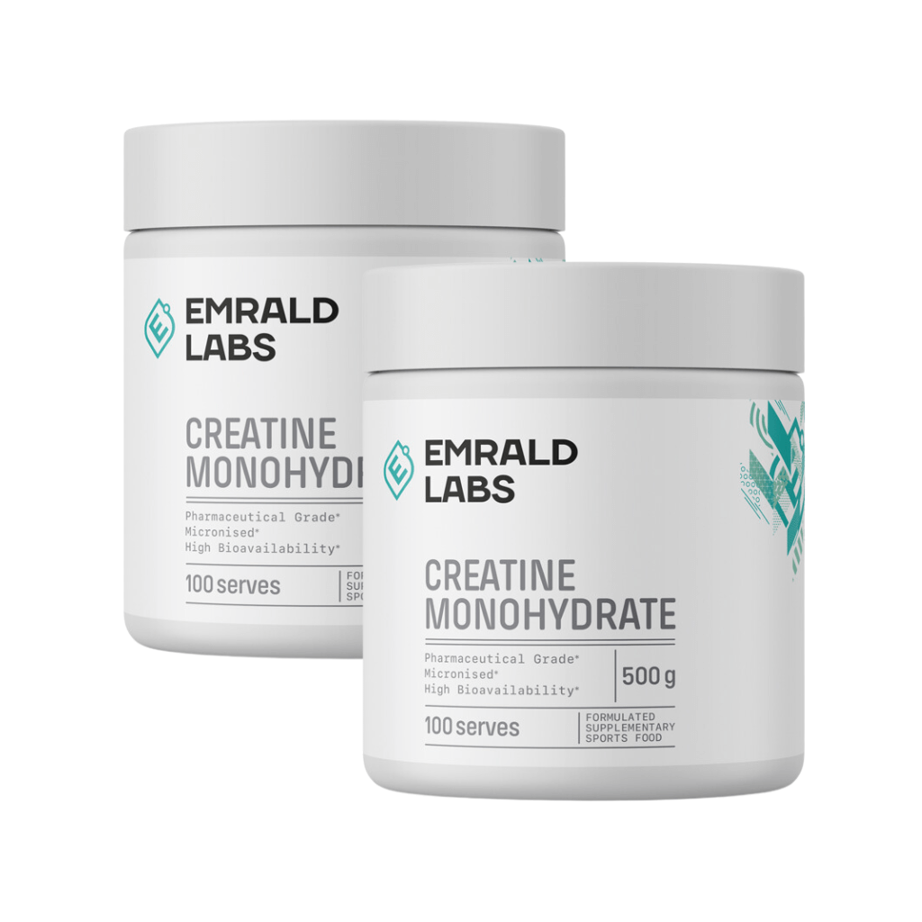 Buy Creatine Monohydrate Twin Pack by Emrald Labs Online – Supps R Us